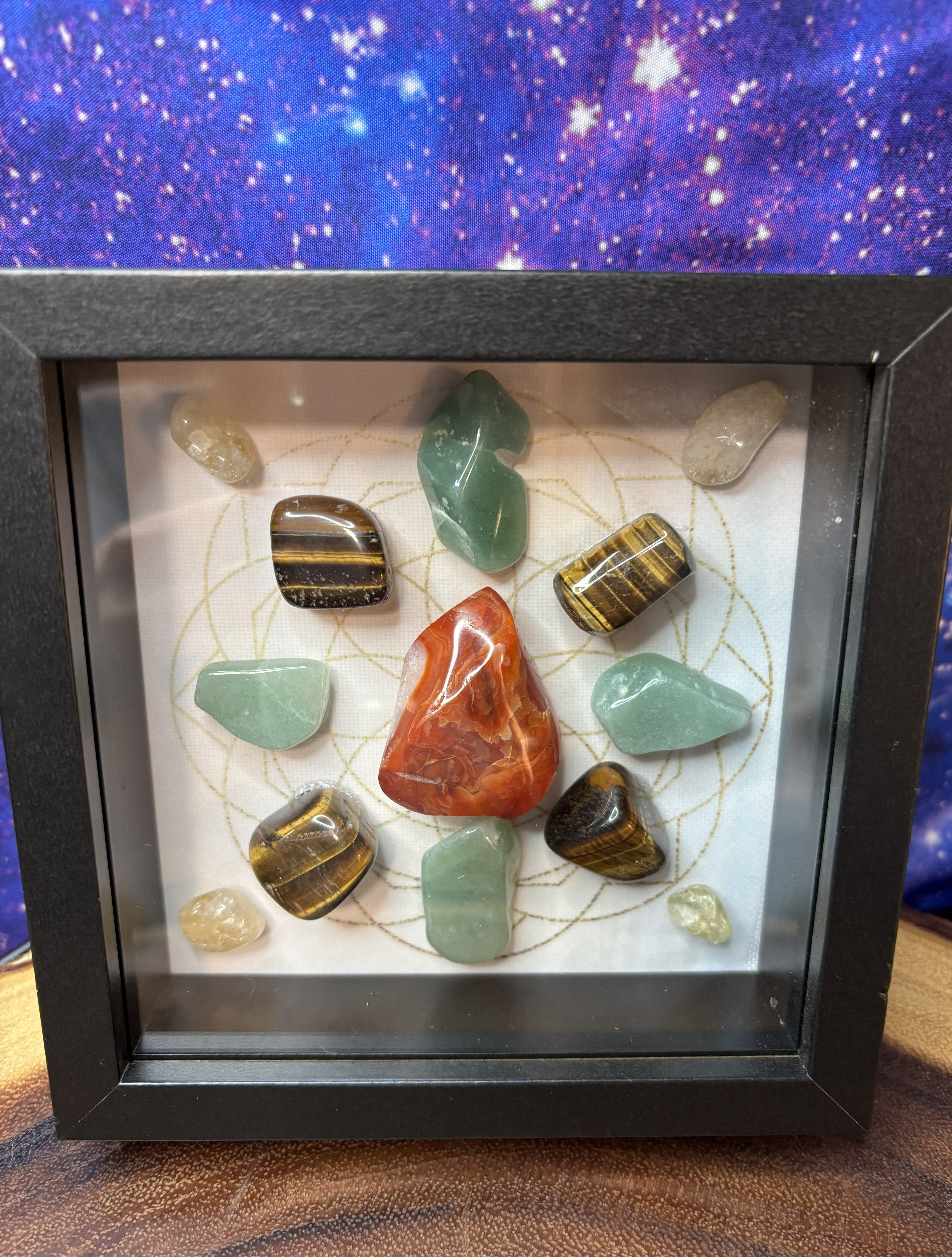 Golden Bloom Grid – Meta Moon Crystals
